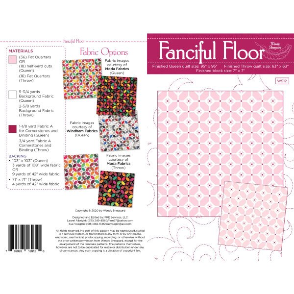Wendy Sheppard Fanciful Floor Quilt Pattern Riley Blake Designs